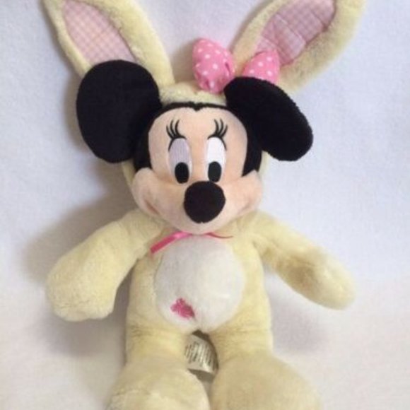 Disney | Toys | Disney Store Minnie Mouse Easter Bunny Plush | Poshmark